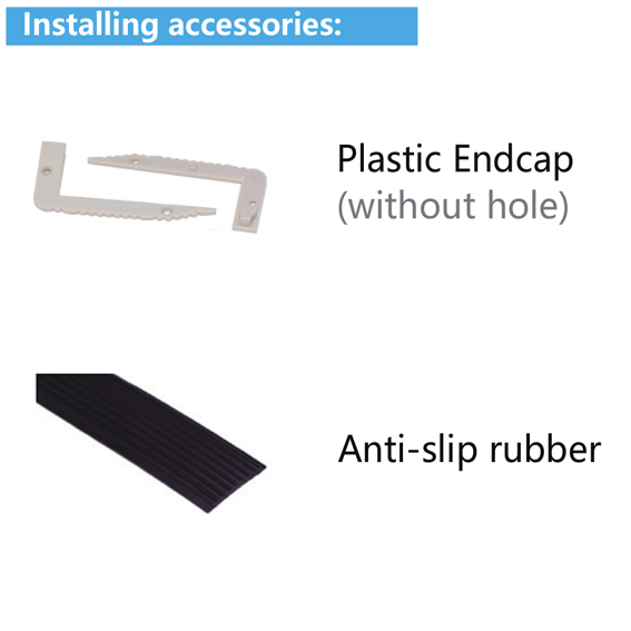 1.2m Ali LED Stair Nosing Kit