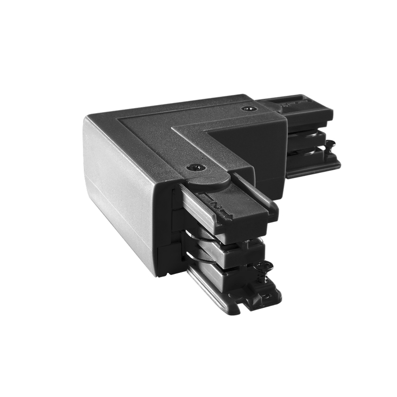 Twisted L Connector for 3-Phase Track Pro