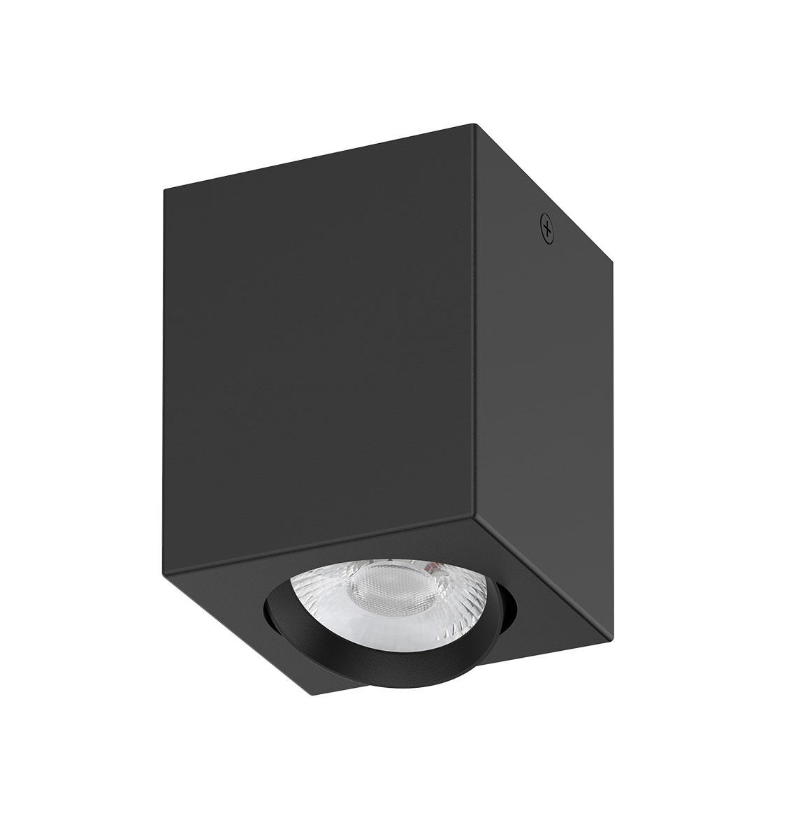 DL129 Rotatable Surface Mounted Downlight Black
