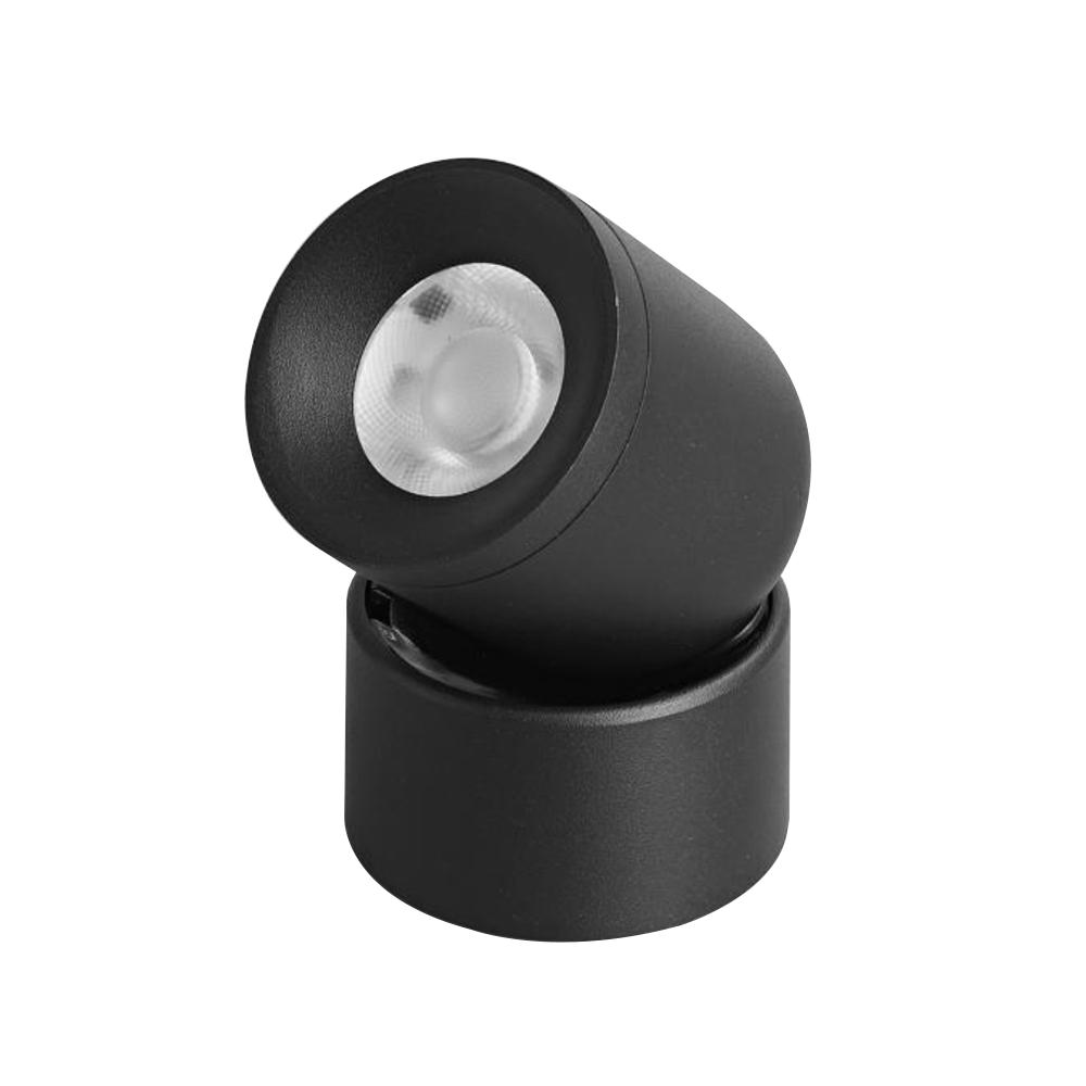 7W 48Vdc Rotatable Round Spotlight White